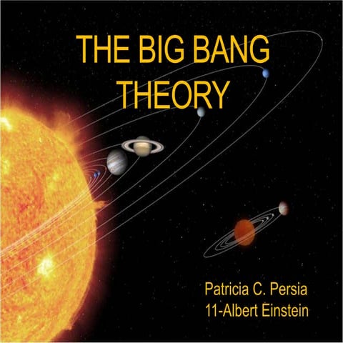 The big bang theory | PPT