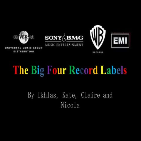 The big four record labels | PPTX