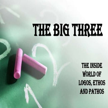 The big three | PPT | Free Download
