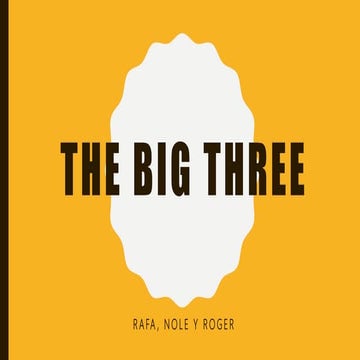 The big three | PPTX