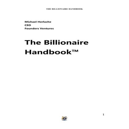 The Billionaire Handbook | PDF