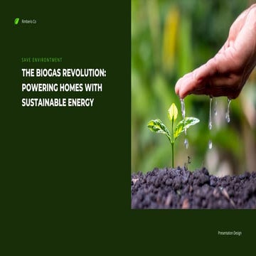 Biogas Plants - Clean and Green Energy SRMIST | PPTX