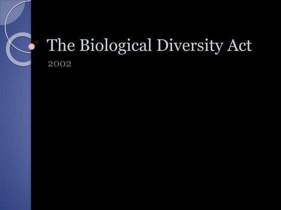 PPT OF BIODIVERSITY | PPT | Geography | Science