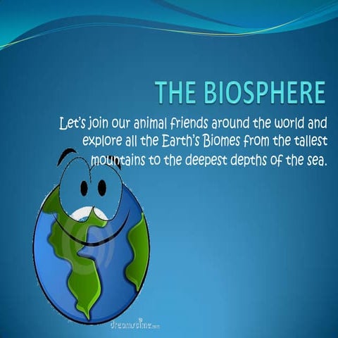 Biosphere origin ,structure & development