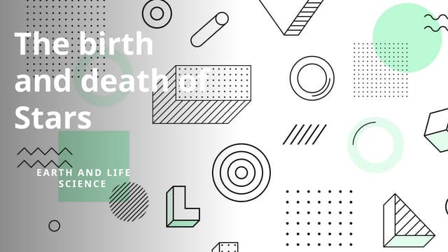 The Life Cycle of a Star PowerPoint | PPT