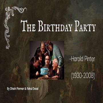 The Birthday Party by Harold Pinter | Introductory Presentation.pdf