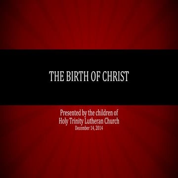 The Birth of Jesus Reader's theater script | PDF