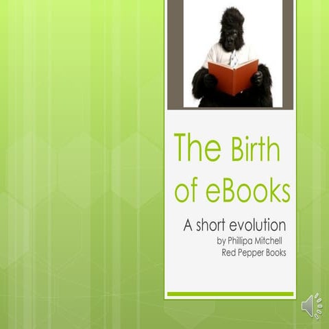 The birth of e books powerpoint show | PPT