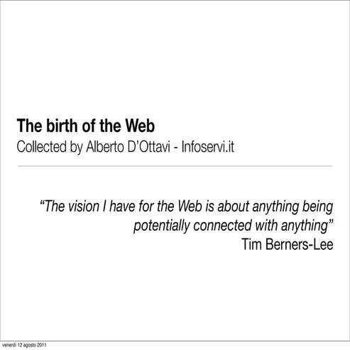 The birth of the Web | PDF