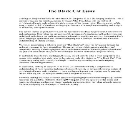 The Black Cat Essay.pdf