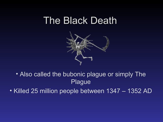 The Black Death | PPTX