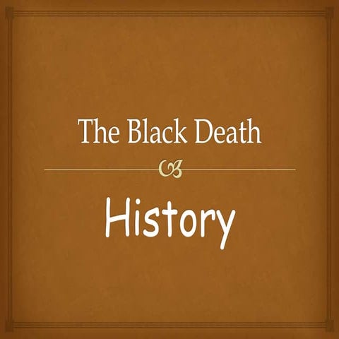 The black death | PPTX