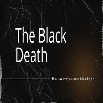 The Black Death UNTUK tema powerpoint mortalitas | PPT
