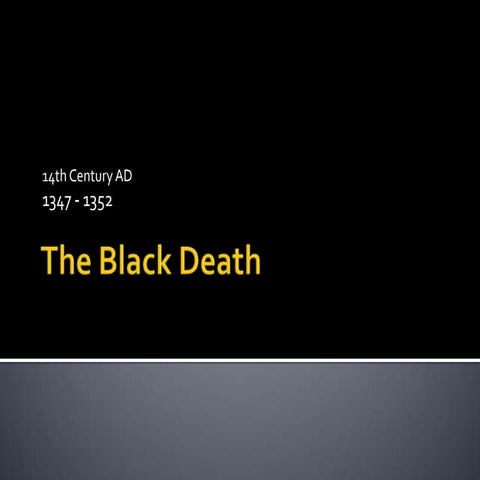 The black death powerpoint | PPTX