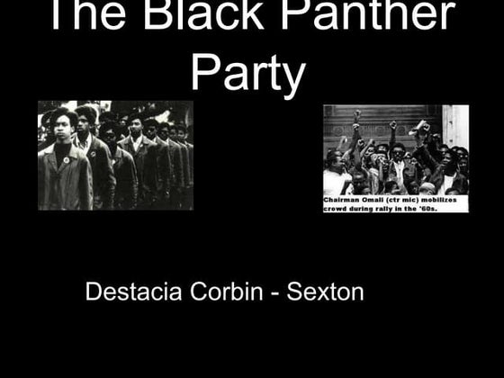 Black panther movement | PPTX | Politics