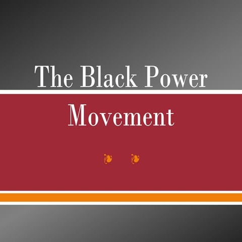 The black power movement | PDF