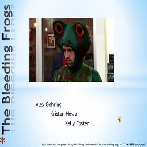 Thebleedingfrogs | PPTX | Death, Injury, or Military Conflict ...