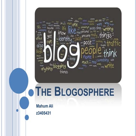 Journalism blogs: An introduction | PPTX