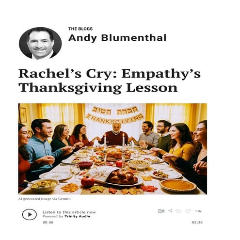 The Blogs_ Rachel's Cry_ Empathy's Thanksgiving Lesson _ Andy ...