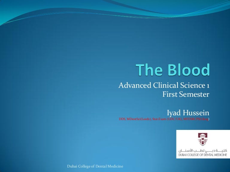 The blood core final