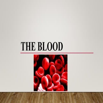 The Blood | PPT