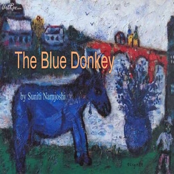 The blue donkey | PPTX