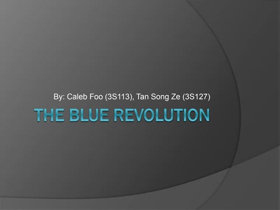 Blue revolution.pdf | Agriculture | Industries