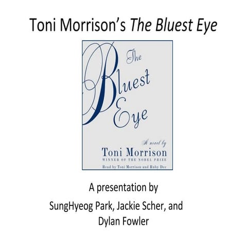 The bluest eye part 1 | PPT