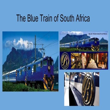 The blue train | PPTX