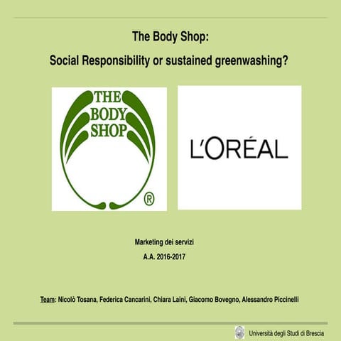 The body shop | PDF