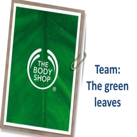 The body shop powerpoint final | PPTX