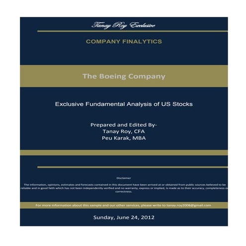 The boeing company | PDF