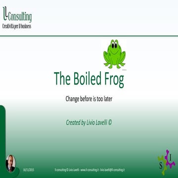 The boiled frog | PPT