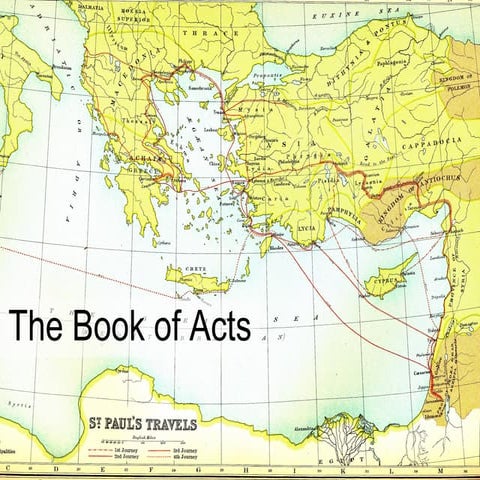 The Book Of Acts Outlined | PPT