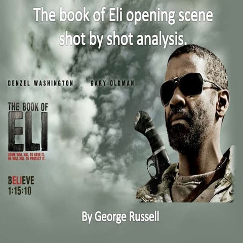 The book of eli opening scene shot by | PPTX