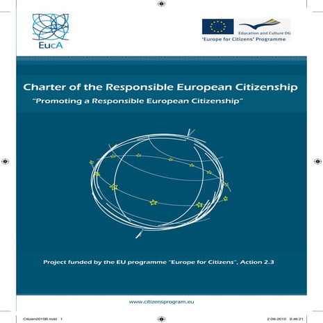 The book of European Responsible Citizenship 2010 | PDF