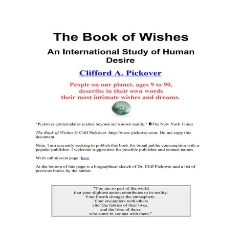 The book of wishes | DOC
