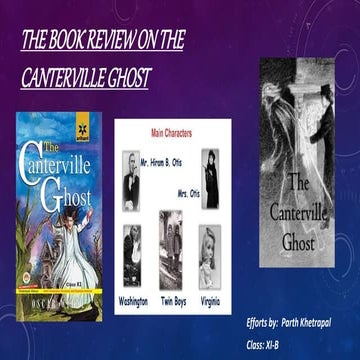 The Book Review on the Canterville Ghost (Class XI-B).pptx