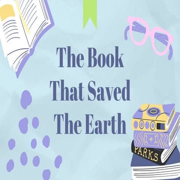 The book that saved the earth project english | PDF