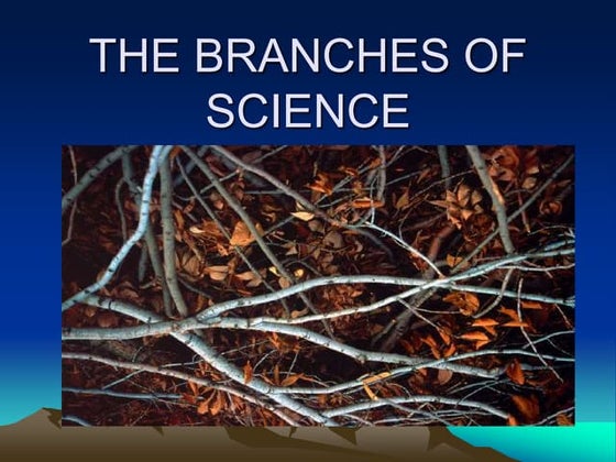branches of science.pptx | Geology | Science