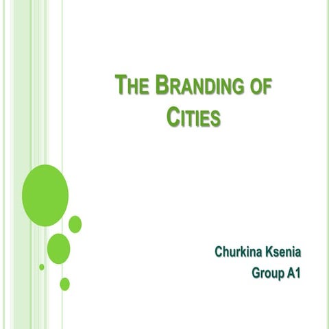 The branding of cities | PPT