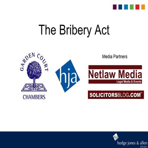 The Bribery Act - Raj Chada | PPT | Debated Sensitive Social Issues ...