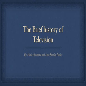 The brief history of television | PDF