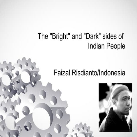 The bright and dark side of india | PPT