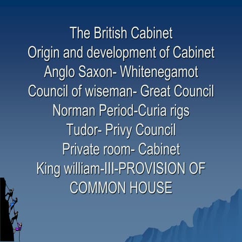 The British Cabinet.ppt