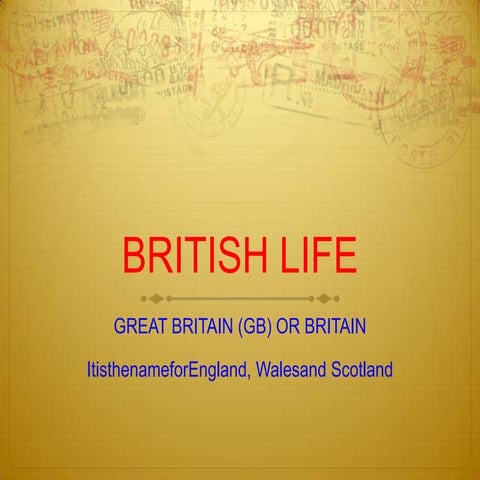 THE BRITISH ISLES | PPTX