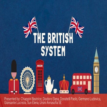 The British System, lavoro di inglese sul sistema britannico | PDF