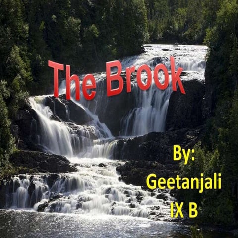 The brook | PPTX