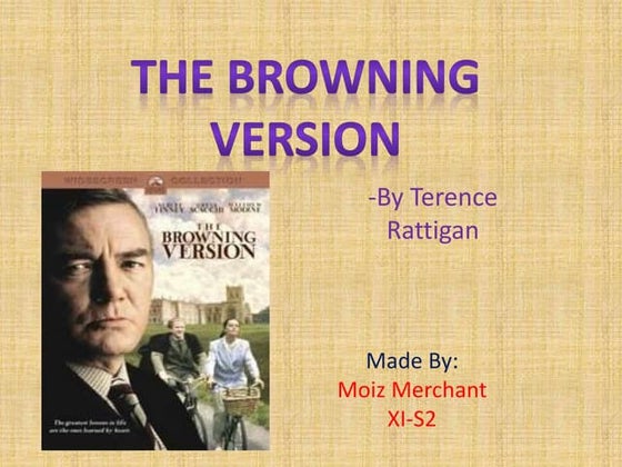 Browning version | PDF
