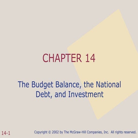 THE BUDGET THE BALANCE AND NATIONAL DEBT.ppt
